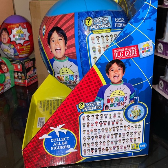 Toys | Ryans World Tour Hot Air Balloon With 12 Figures Around The ...